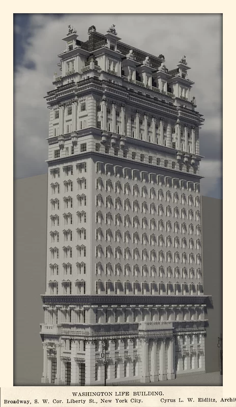 Washington Life Building | Broadway, S.W.Cor Liberty st. | New York ...