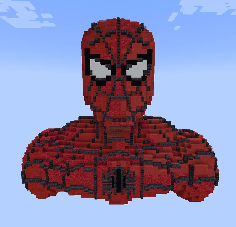 Spider-Man Bust Minecraft Map