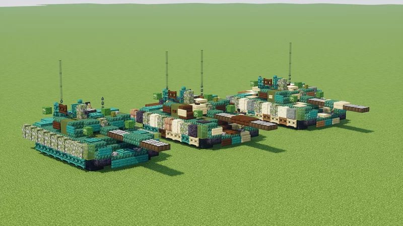 T-84 Oplot-M Tank Minecraft Map