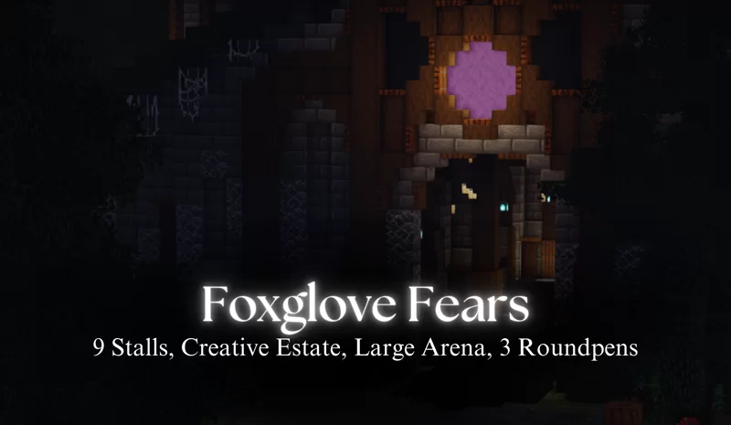 Foxglove Fears - Halloween Equestrian Map (Modded 1.18 & 1.20) Minecraft Map