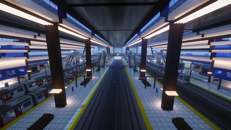 MTR Minecraft Subway Transportation System Minecraft Map