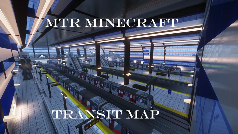MTR Minecraft Subway Transportation System Minecraft Map