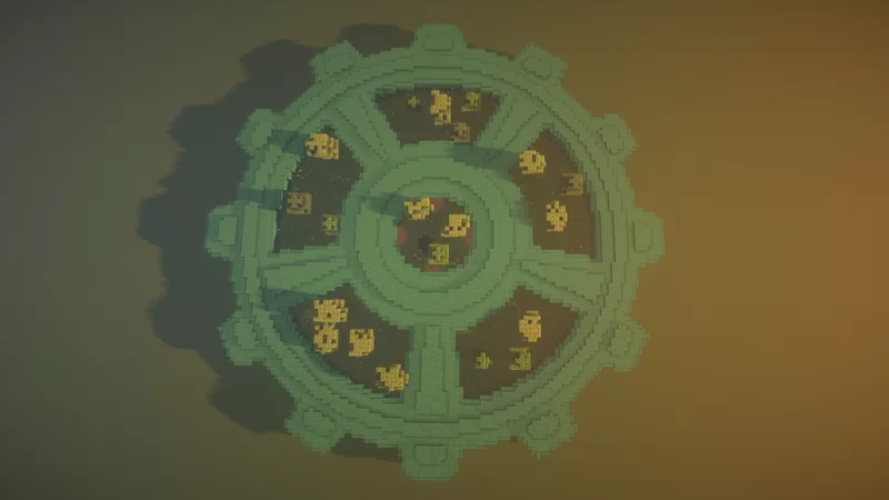 Steampunk Cogwheel Building Minecraft Map