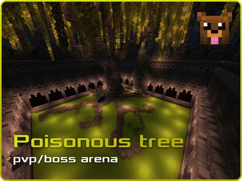 Poisonous tree BOSS/PVP Arena | Souls type arena Minecraft Map