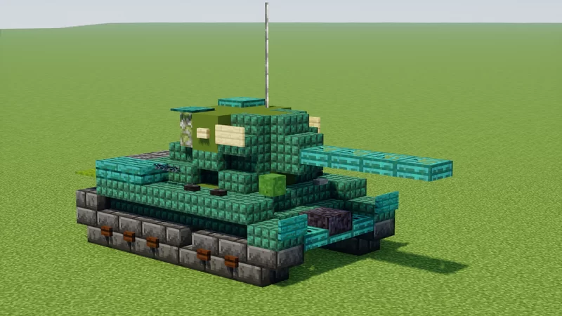 T-34-85 Medium Tank Minecraft Map