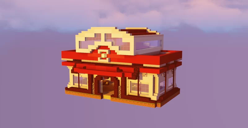 Simple Pokecenter / Pokemon Center Minecraft Map