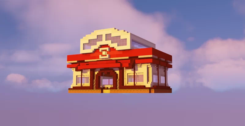 Simple Pokecenter / Pokemon Center Minecraft Map