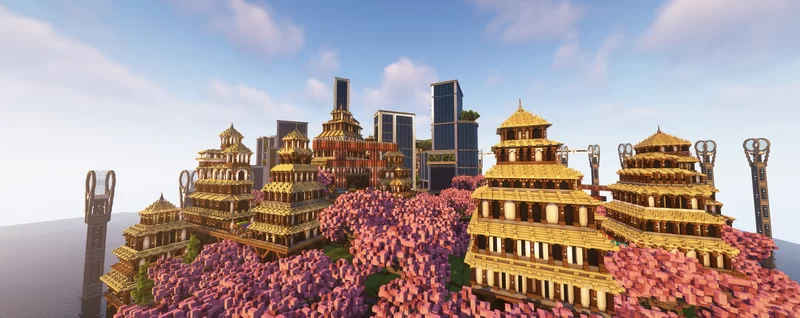 Chinaworld - 'The Yin-Yang of Architecture' Minecraft Map