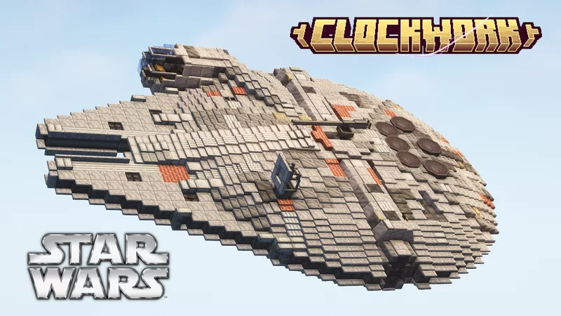 Star Wars Millennium Falcon in Minecraft Clockwork! Minecraft Map
