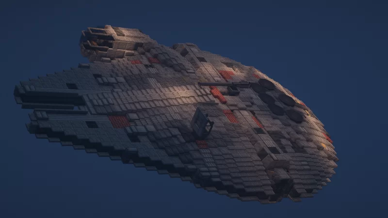 Star Wars Millennium Falcon in Minecraft Clockwork! Minecraft Map
