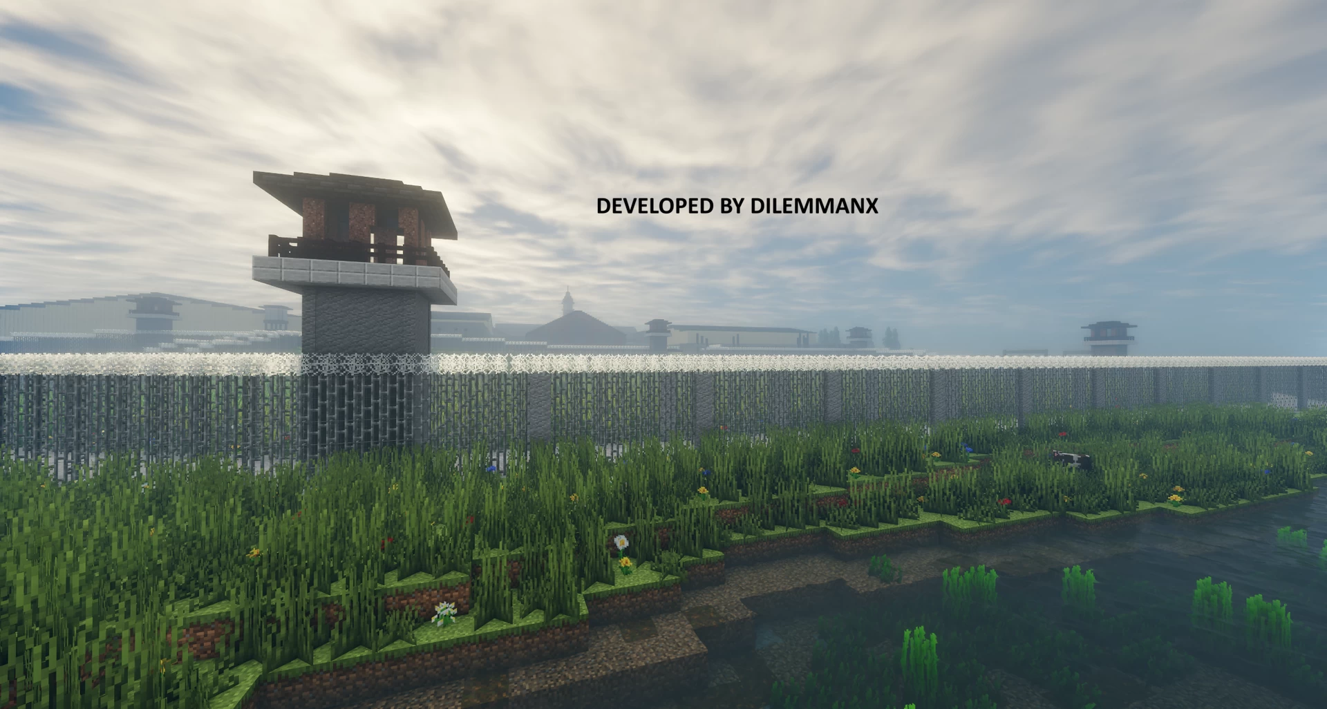 Minecraft The Walking Dead Prison Survival Horror Map