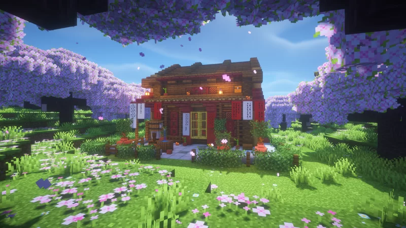 Japanese House Minecraft Map