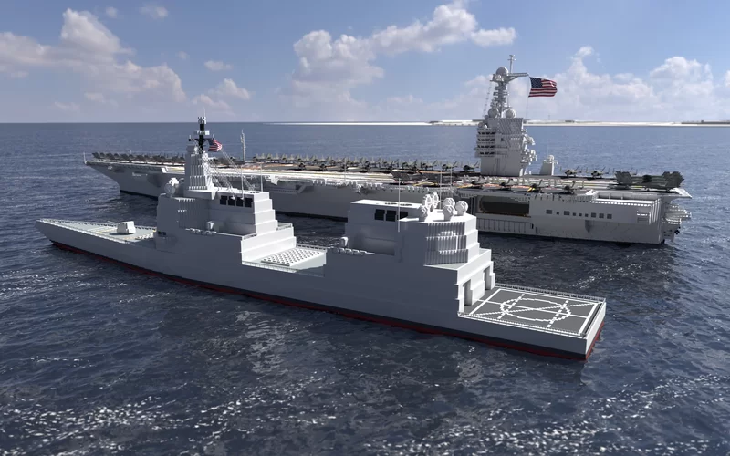 2:1 scale DDG(X) (Future Large Surface Combatant) Minecraft Map