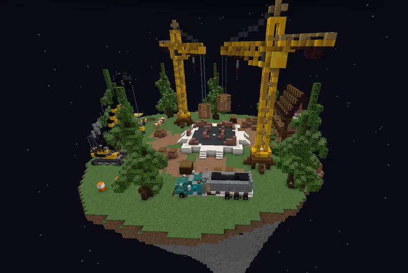 Construction KoTH Minecraft Map