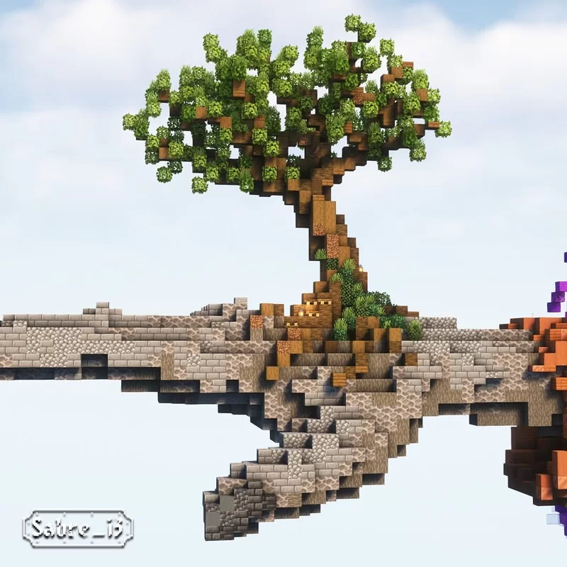 "Reaching out" Minecraft Map