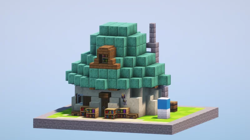 Brainy Smurf House Minecraft Map