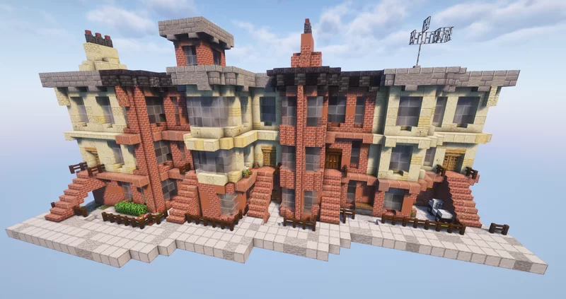 Classic New York Urban Housing [Architecture Series] Minecraft Map