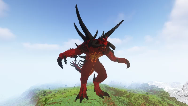 Minecraft Diablo Statue Minecraft Map