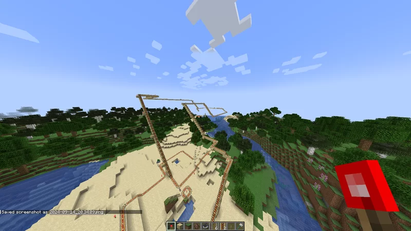 Roller Coaster Minecraft Map