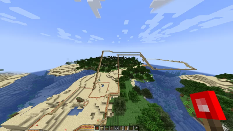 Roller Coaster Minecraft Map