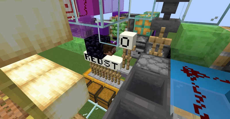 Automatic Redstone Player Head Text Display Minecraft Map