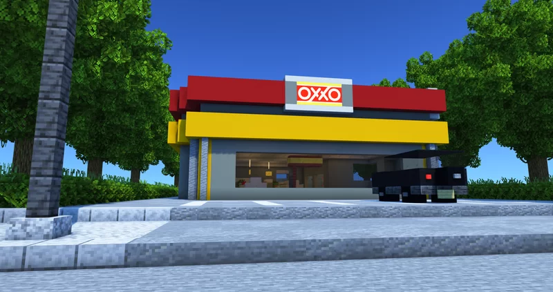Tienda OXXO | Full Interior | Download Minecraft Map