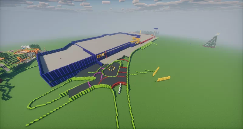 IKEA - Stoughton Massachusetts 1:1 Scale Minecraft Map