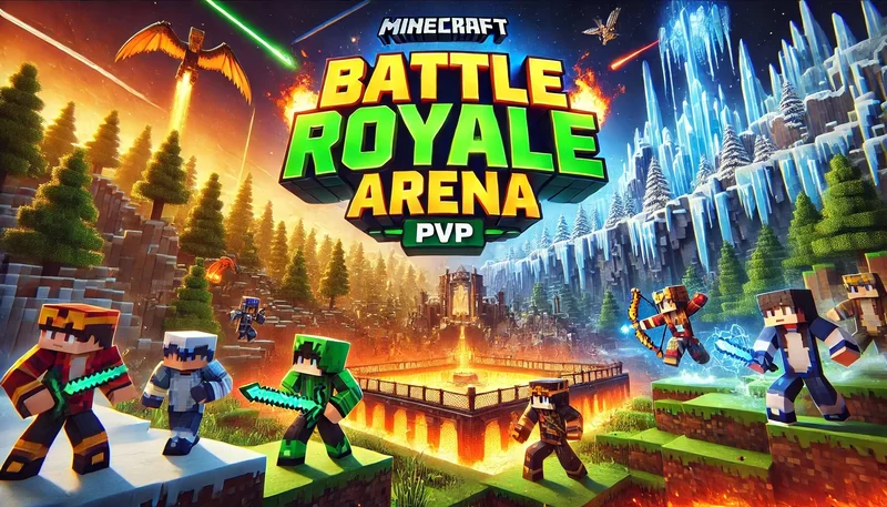 Battle royale arena Minecraft Map