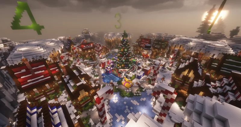 Christmas Adventure Map - The Hunt For Santas Naught List Minecraft Map