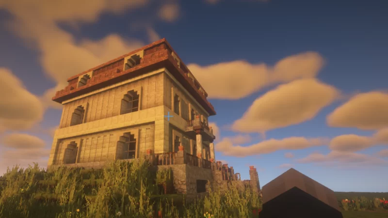 Bohemian Villa from 1920s 1:1 1.20+ Minecraft Map