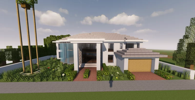 Modern House (Map + Schem) Minecraft Map