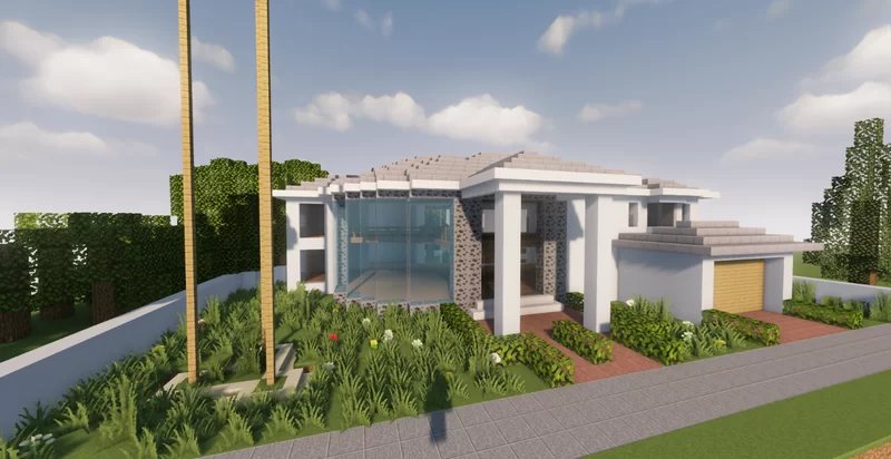 Modern House (Map + Schem) Minecraft Map