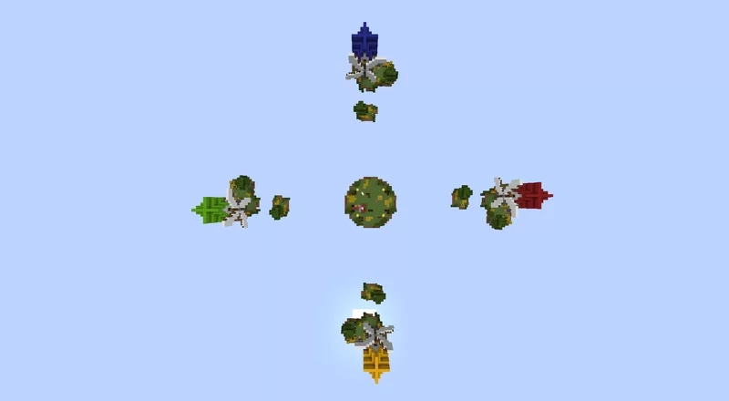 Farmland BedWars map Minecraft Map