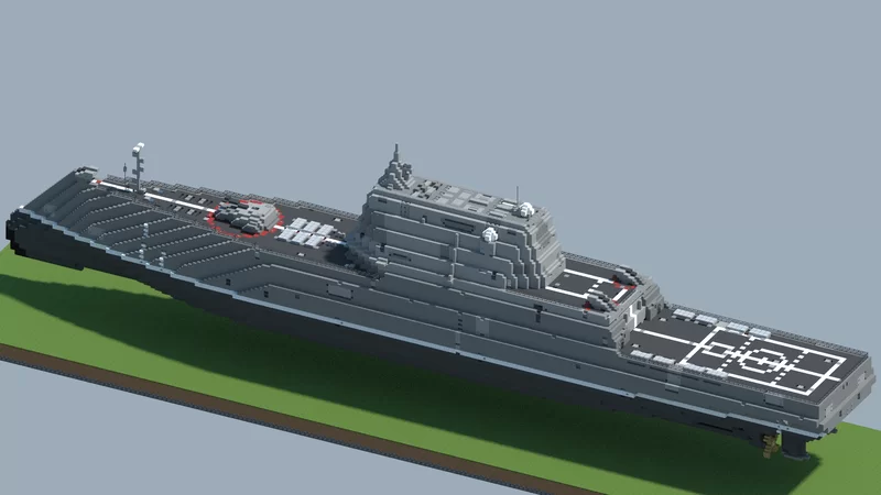 Liberation class Missile Frigate Minecraft Map