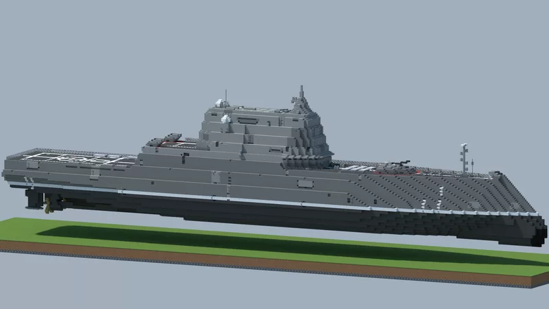 Liberation class Missile Frigate Minecraft Map