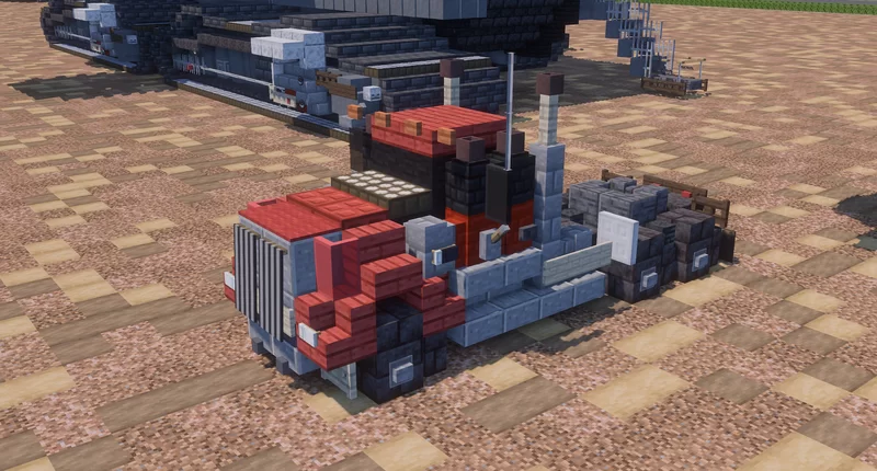Western Star 49X Tractor Trailer (1.5:1 Scale) Minecraft Map