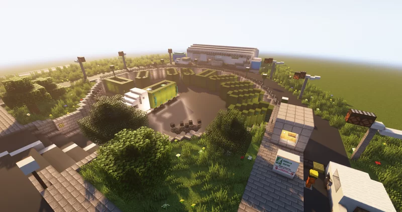 Déchetterie/Municipal waste Minecraft Map