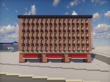 Restaurant Minecraft Maps with Downloadable Schematic