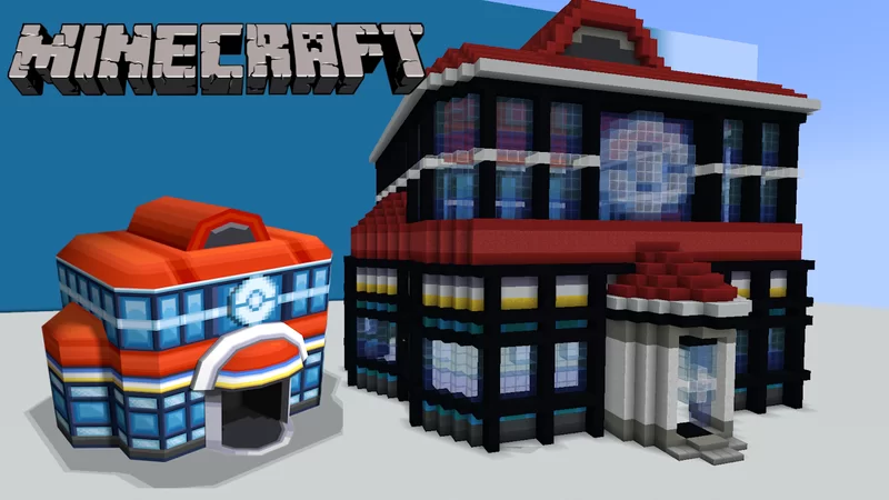 Minecraft Pokemon Center Minecraft Map