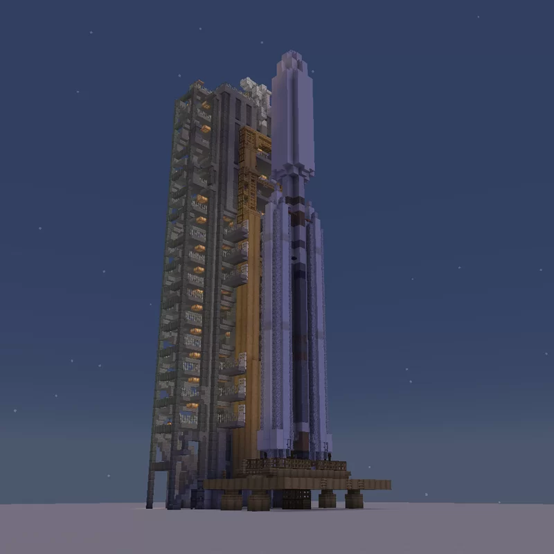 Titan IV-B launch configuration Minecraft Map