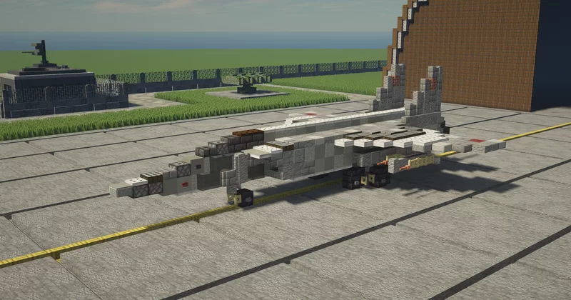 Mikoyan MiG-31 Foxhound 1.5:1 Scale Minecraft Map