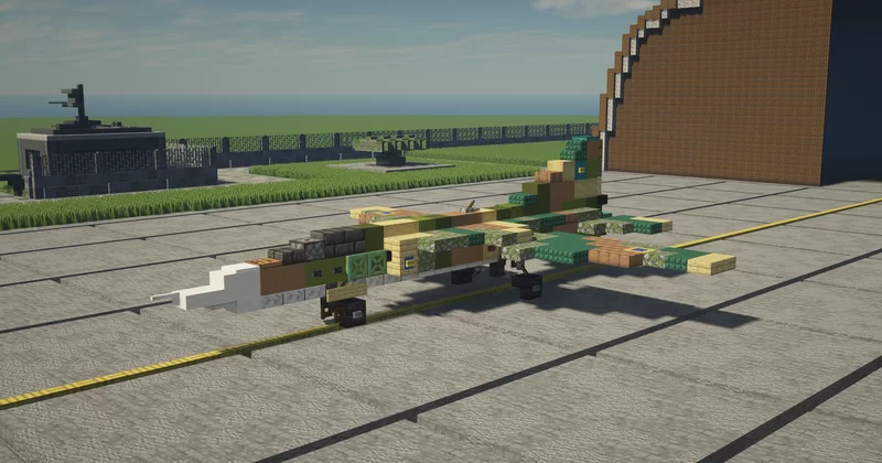 Mikoyan MiG-23 Flogger 1.5:1 Scale Minecraft Map