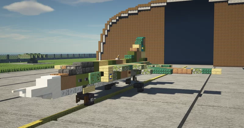 Mikoyan MiG-23 Flogger 1.5:1 Scale Minecraft Map