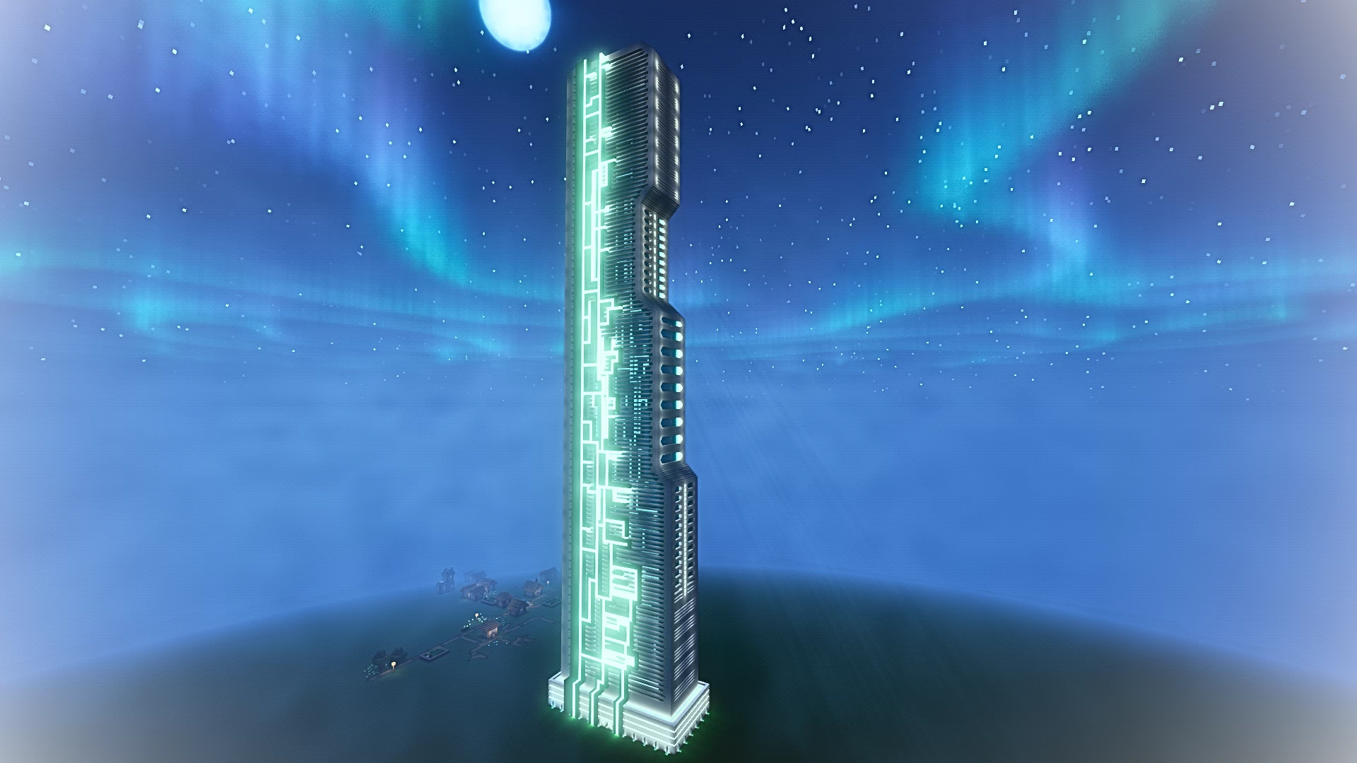 Easy Minecraft Futuristic Skyscrapers Sci Fi Tower | CGTrader