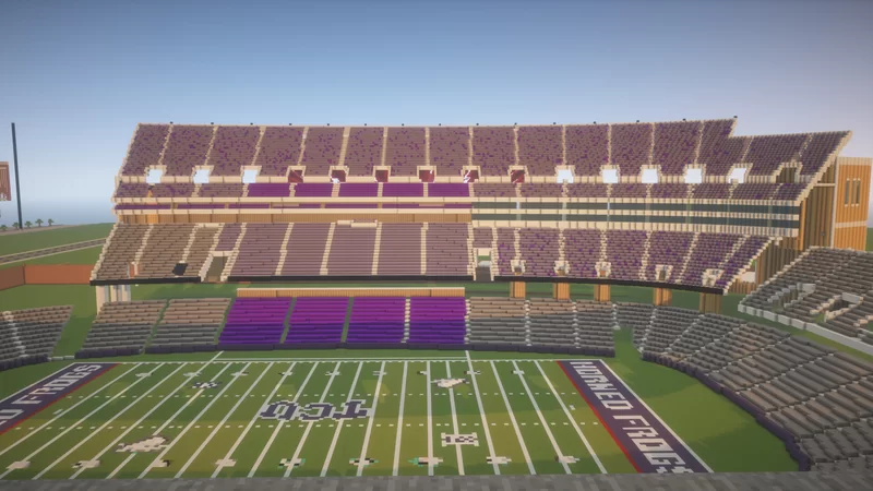 Amon G. Carter Stadium (TCU Horned Frogs) Minecraft Map
