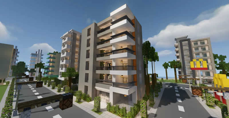 Modern Building 5 (Map + Schem) Minecraft Map