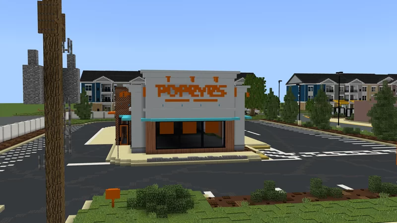 Popeyes in Minecraft Minecraft Map