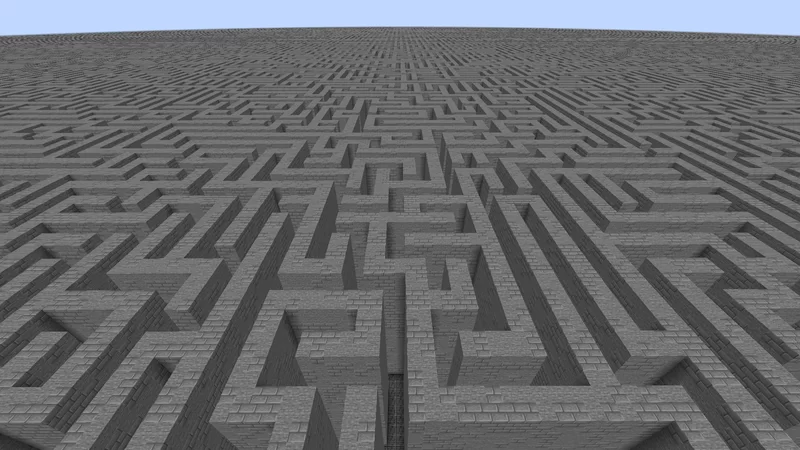 Backrooms level THE MAZE Minecraft Map