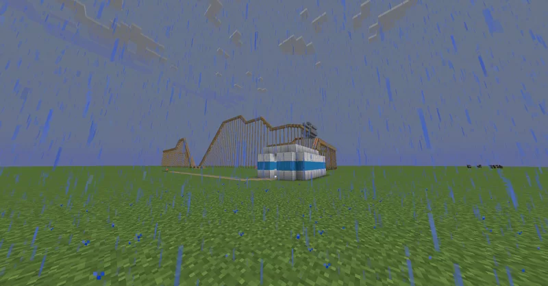 SuperFlat Rollercoaster Minecraft Map