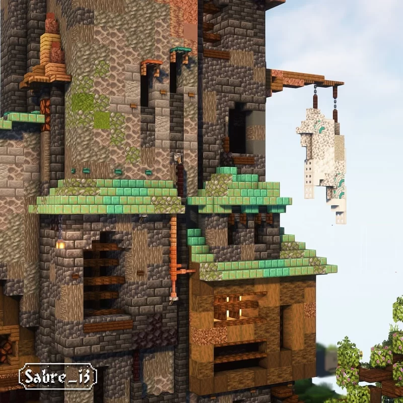 Rustic Fantasy Outpost Minecraft Map